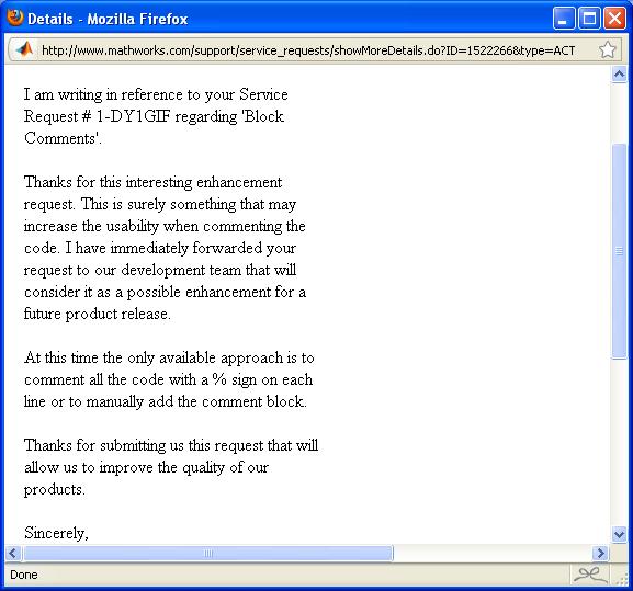 Commenter en bloc | MATLAB pour les geeks | Page 2